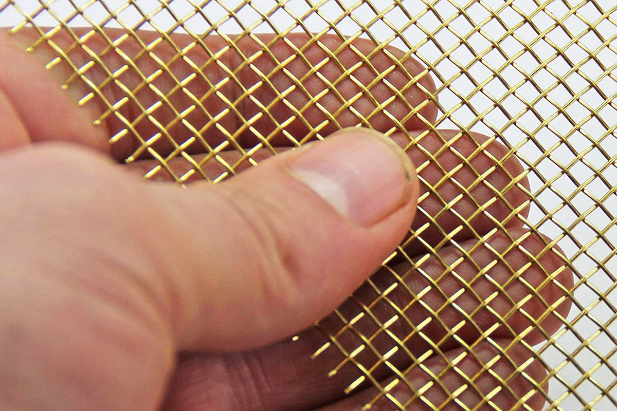Brass Wire Mesh Hightop Metal